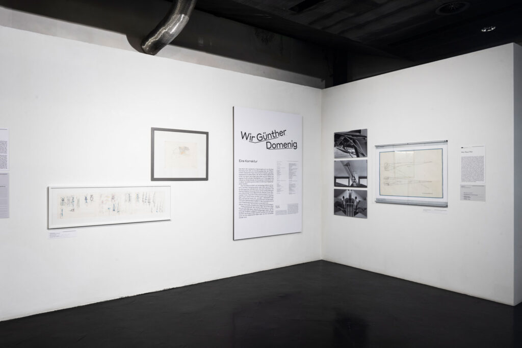 Ausstellungskonzept/Ansichten – Wir Günther Domenig